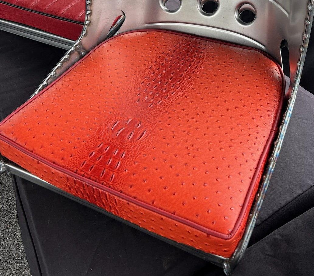 PREMIUM - Poison Orange Mutant Ostrich/Gator – Bomberseat